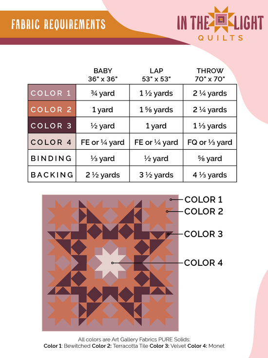 Sawtooth Starshine Quilt Pattern (PDF Download) – In the Light Quilts